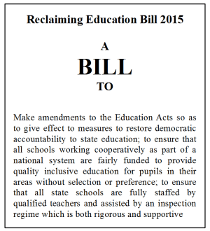 Time to Act – An Education Bill for the new Parliament – Socialist ...